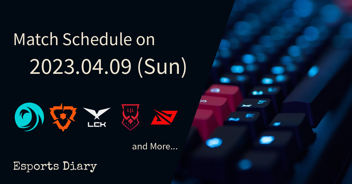 Daily Schedule | Esports Diary